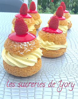 Choux Vanille-Framboise