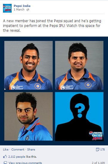 TheSocialPeople LLC.,: Pepsi India Reveals New Brand Ambassador Through ...