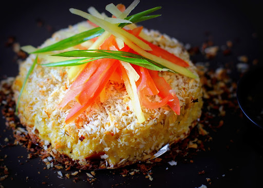 SKIP TO MALOU: Postcards | Ifun Fish Cake with Chili Mango Slaw