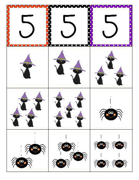 The Cozy Red Cottage: Halloween Math Board Game
