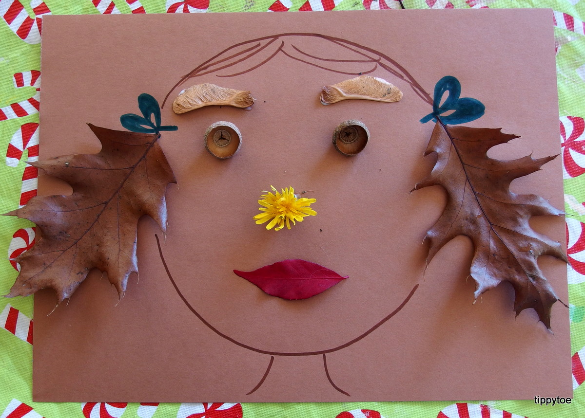 Tippytoe Crafts: Nature Faces