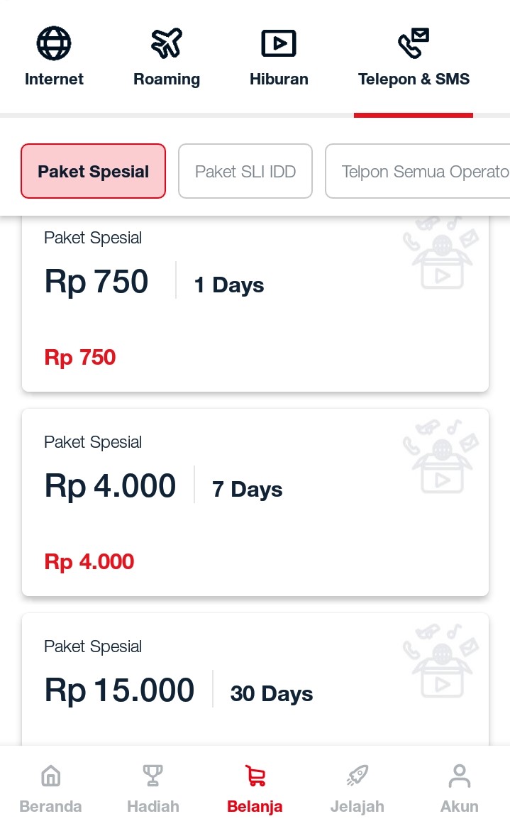 Telkomsel Paket Nelpon Unlimited Semua Operator Paket Spesial Nelpon ...