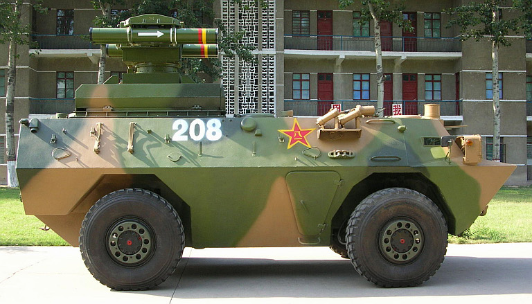 Desarrollo y Defensa: La Foto: Cazatanques WZ-91 con sistema ATGM Hong ...