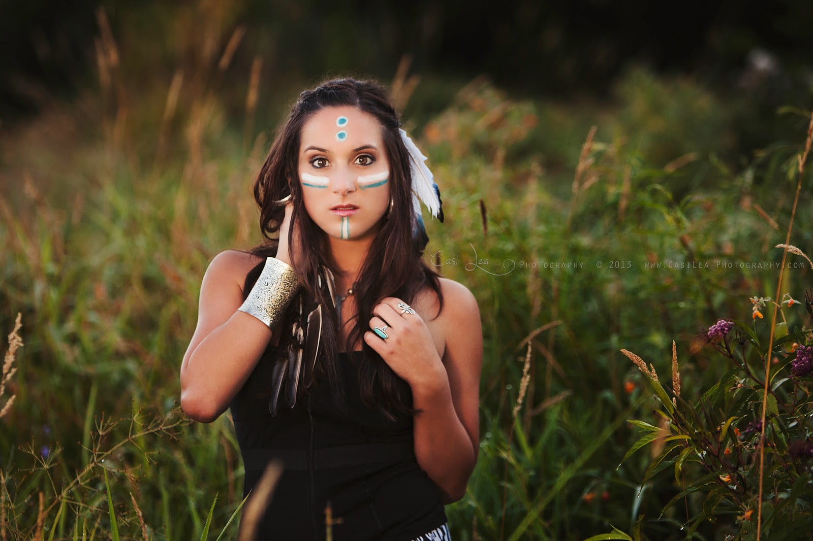 native inspired summer shoot { with horses } - Casi Lea Photography