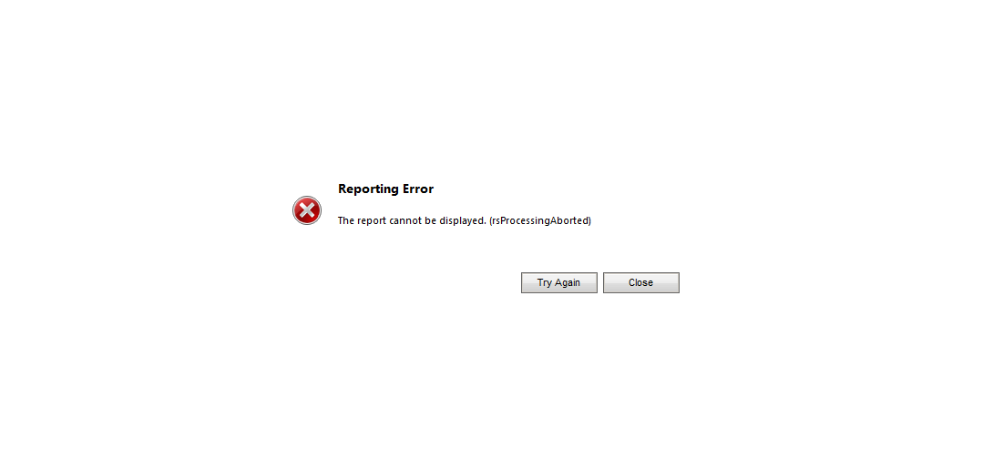 Crm Musings Crm 2011 Rsprocessingaborted Error When Running Custom Reports