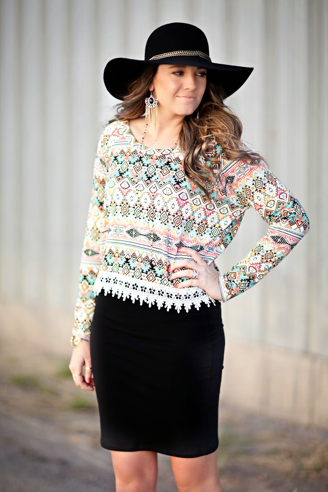 BOHO & BLACK FEATURING STYLES FOR LESS | The Red Closet Diary