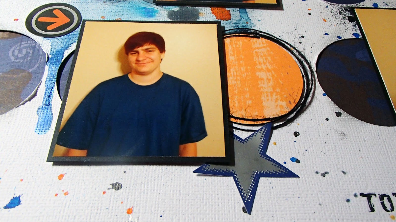 Totally Random - My Scraps & More Sketch #90 ~ Nadine Carlier