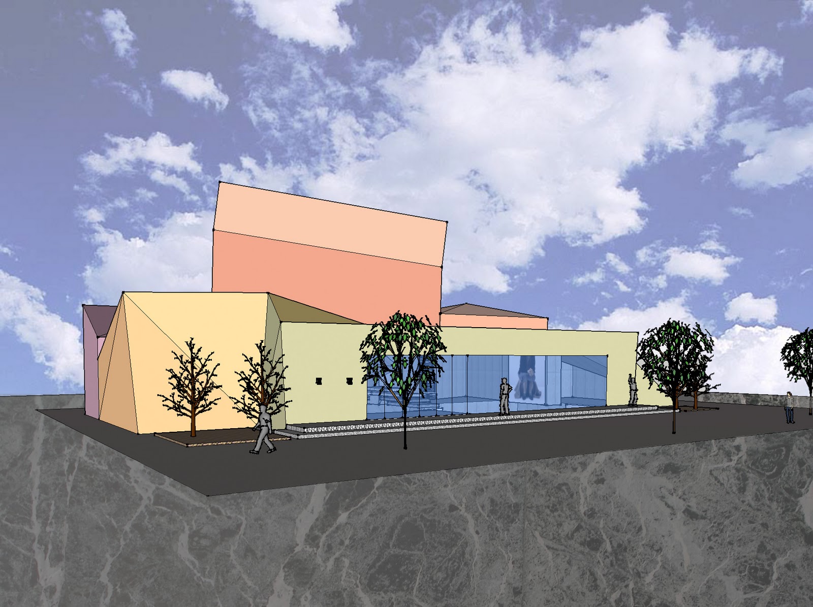 Salli Hanninen Arch-1101: Developed Sketchup Model