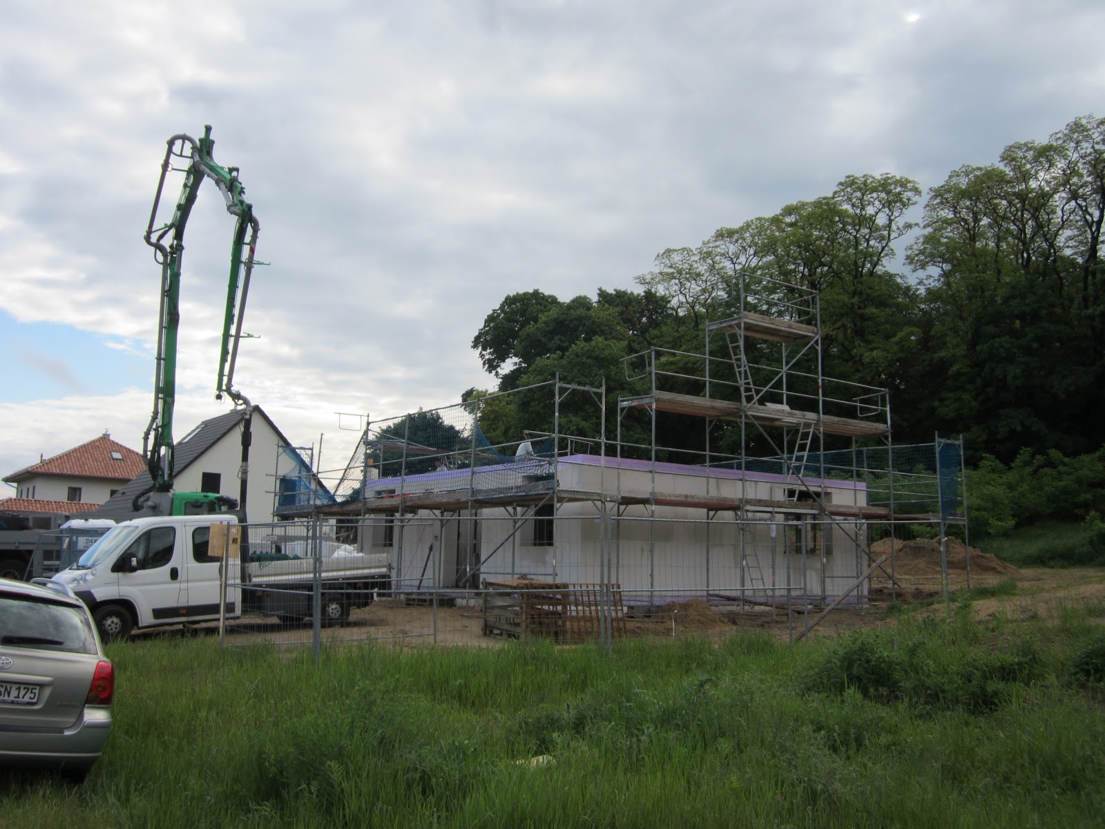 Unser Traum vom Haus : Betondecke gießen