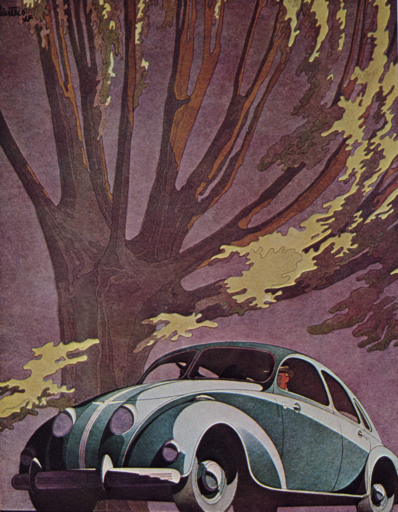 Art Contrarian: Volkswagen Illustrations by Bernd Reuters