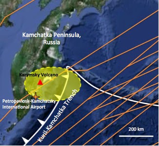 Karymsky Volcano: Hazards