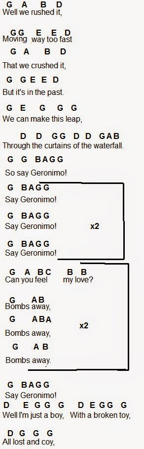 Flute Sheet Music: Geronimo