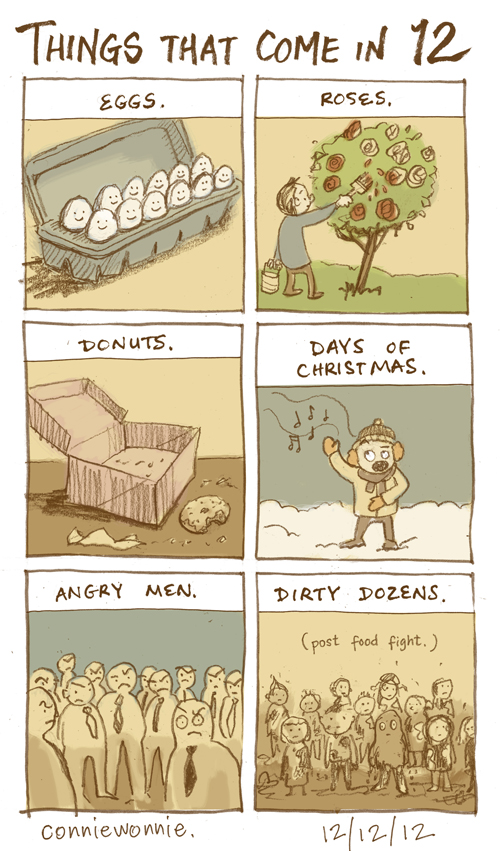 Connie to the Wonnie: Things That Come In 12