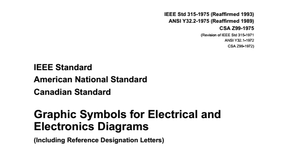 IEEE Graphic Symbols for Electrical and Electronic Diagrams ...