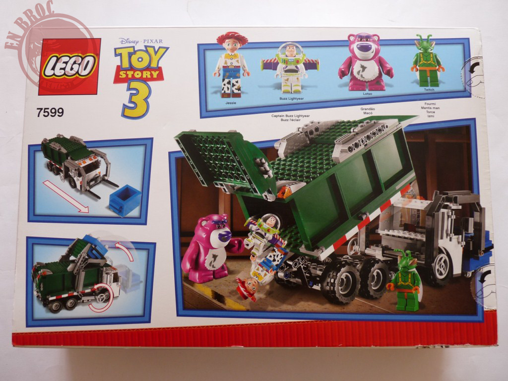 en-broc: Lego Toy Story 7599 : Garbage Truck Getaway, 2010