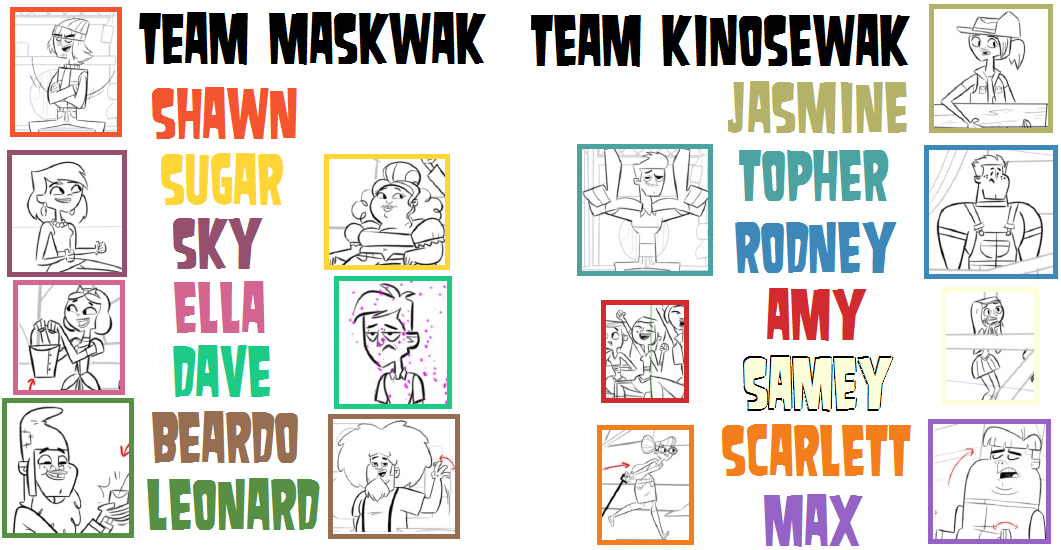 Flow Like Water (cartoon): Cast of TDPI