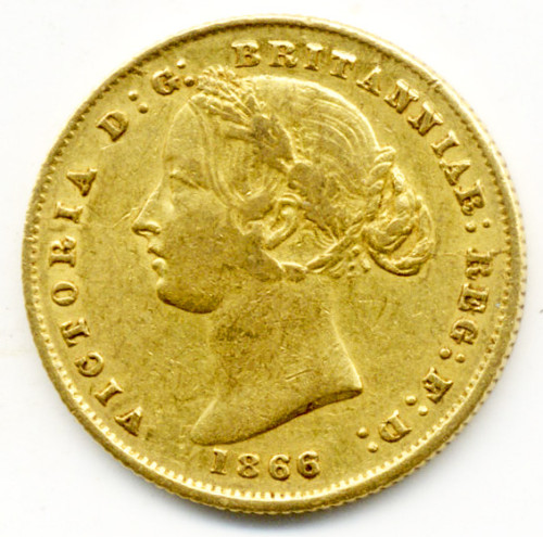 Victoria Australia Gold Sovereign - SYDNEY - 1866|World Banknotes ...