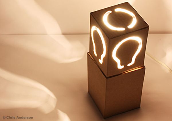 Creativity..!!: Creative Cardboard Lamps..!!