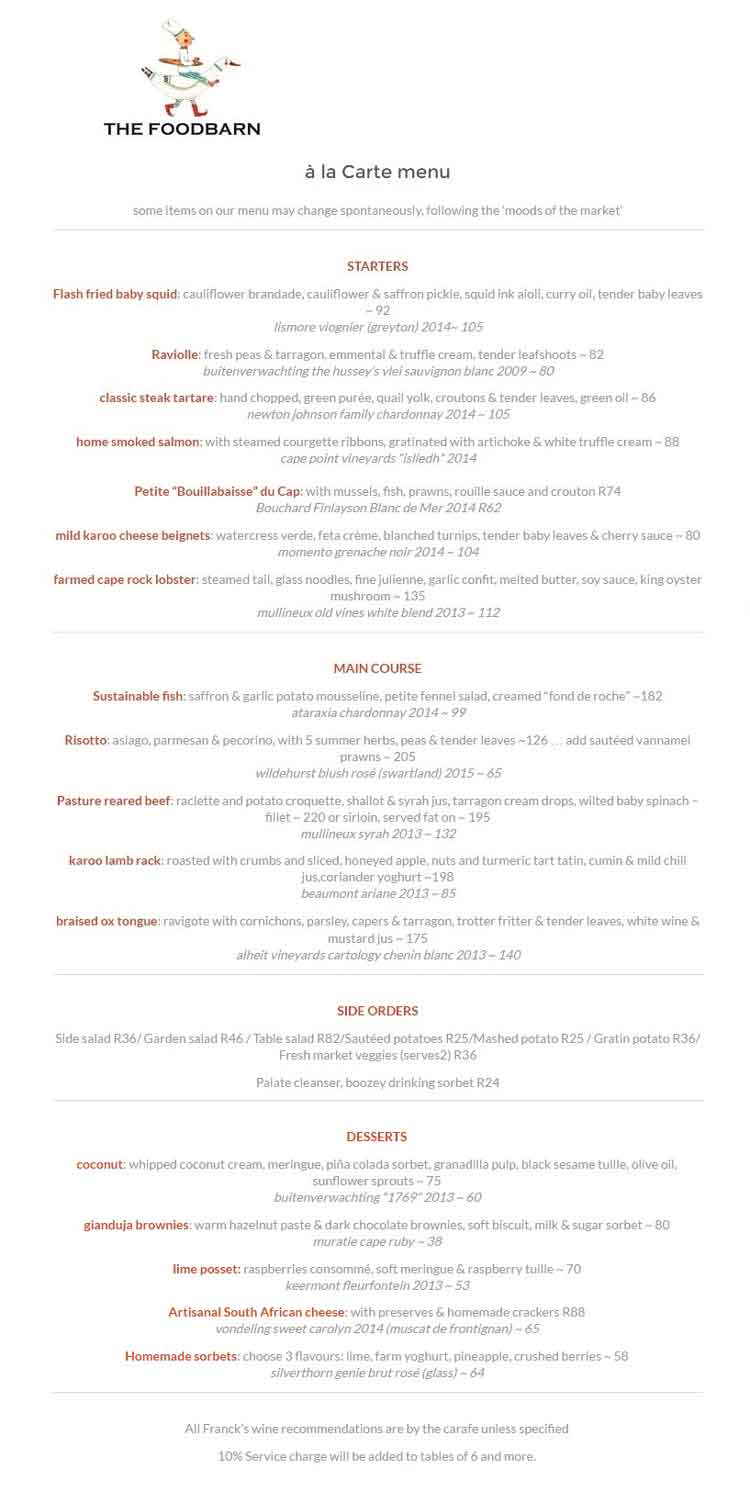 .: Lunch at The Food Barn with international visitors