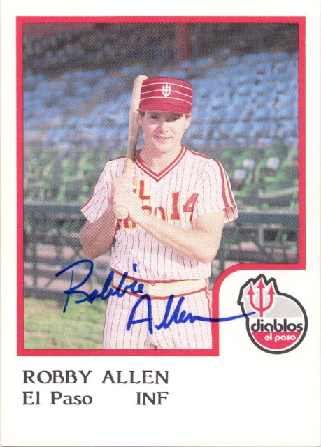 1986 PROCARDS PROJECT: ROBBIE ALLEN