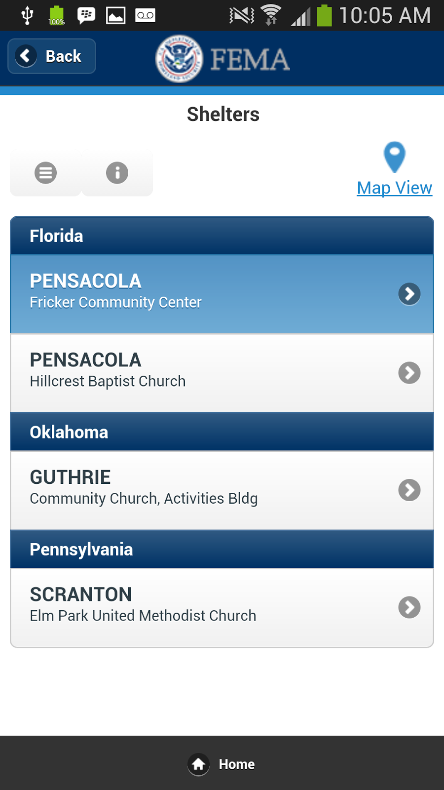 Digital Disaster Relief Support : FEMA Smart phone App review Part I