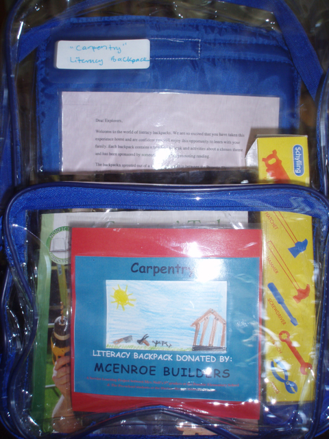 Read Aloud Literacy: Literacy Backpacks