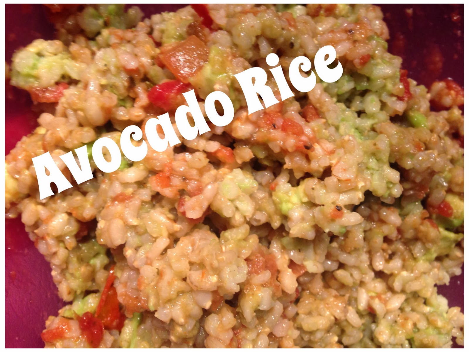 Motivational Mom: Avocado Rice