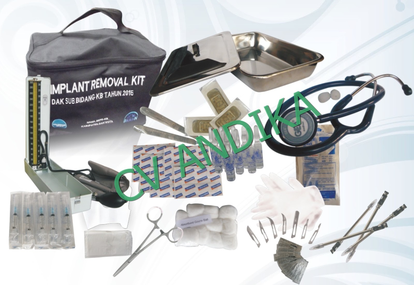 Peraga Lansia Kit BKKBN Juknis 2016: Jual Materi Implant Removal Kit ...