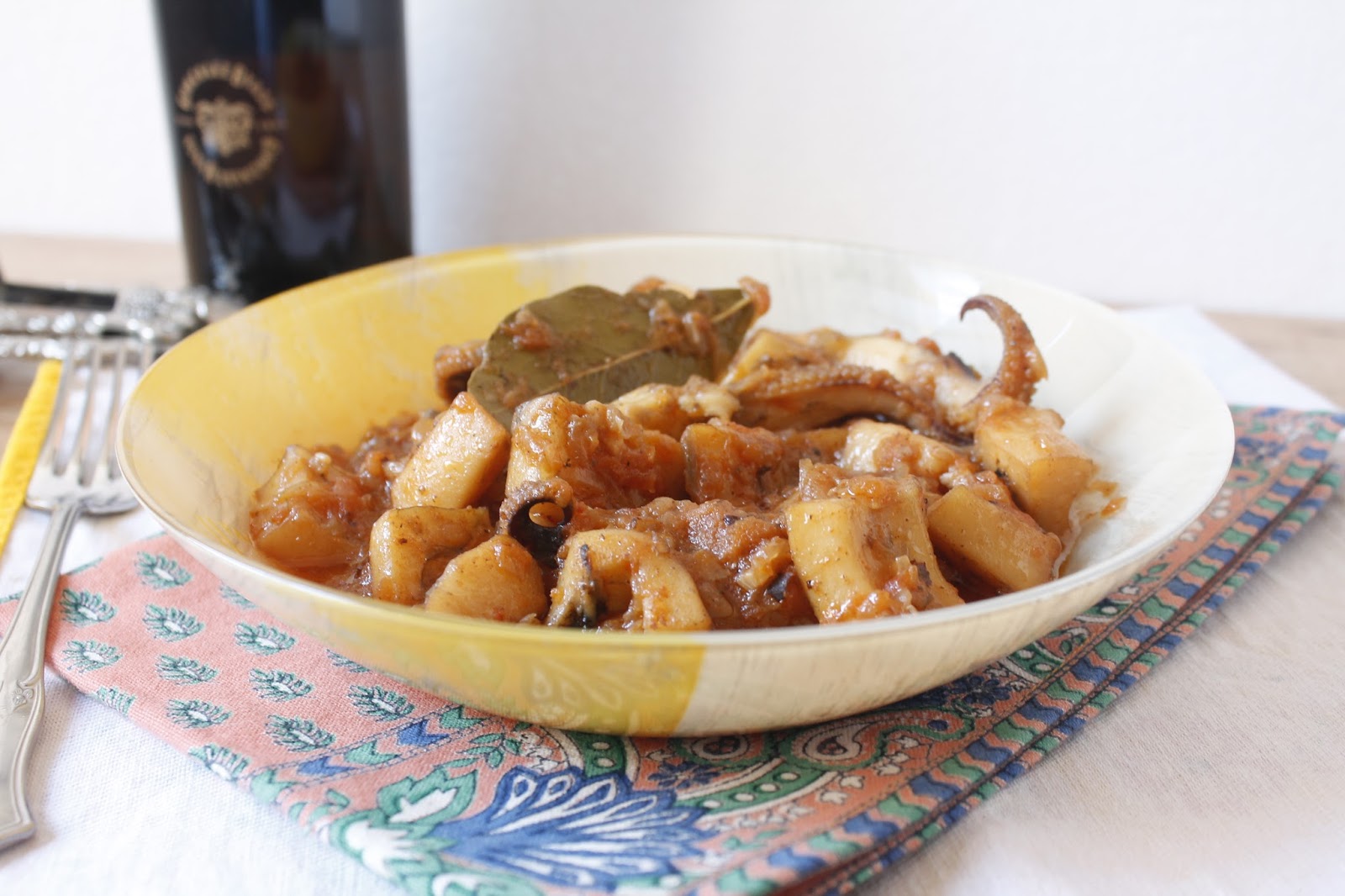 Choco en salsa ~ Con sabor a huerto