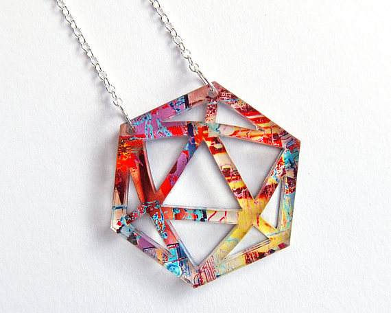 Printed Geometric Jewelry by MelodyGDesign - The Beading Gem's Journal