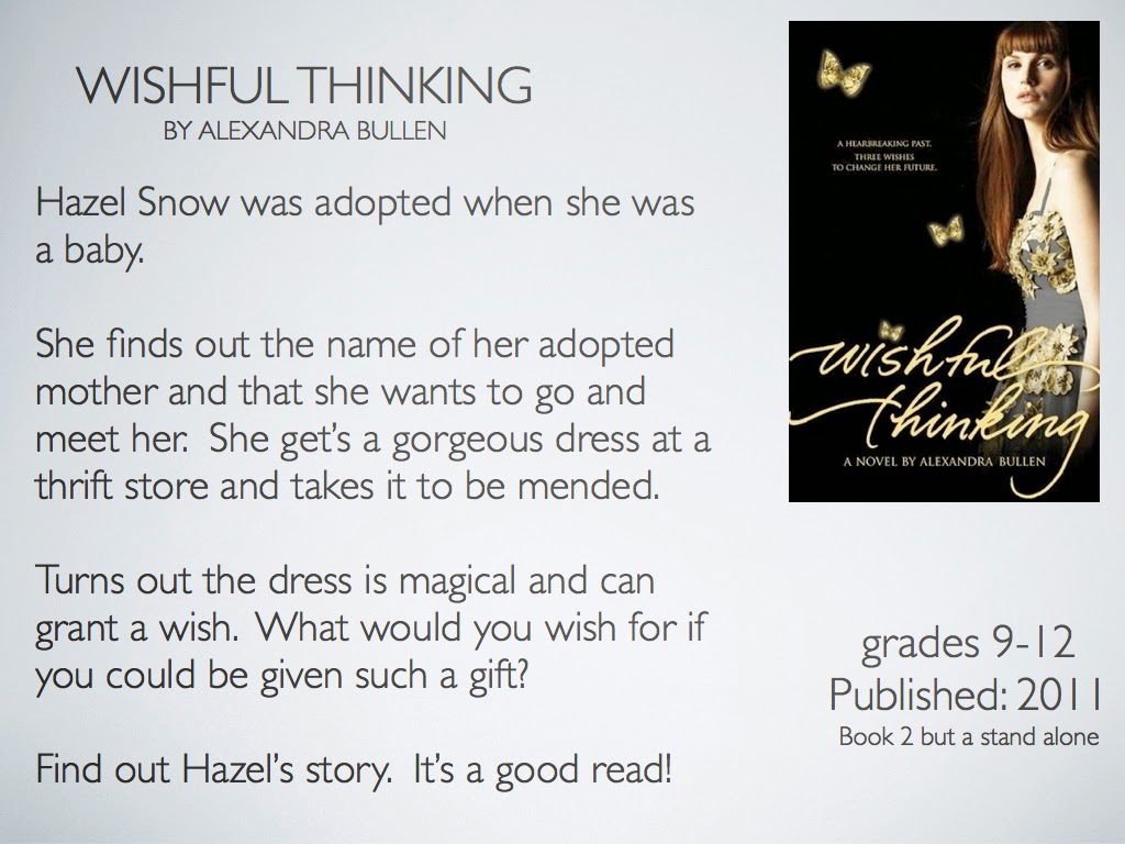 Young Adult Reading Machine: Wishful Thinking by Alexandra Bullen