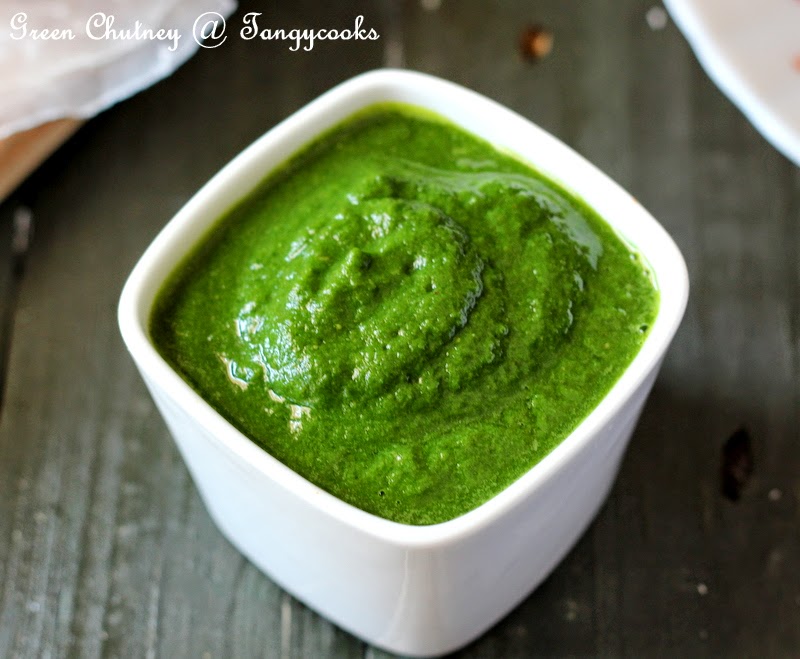 CONCOCTIONS OF A COOKAHOLIC !!!: Green Chutney-For Chaat Items