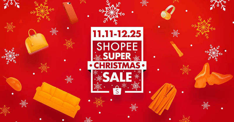 Shopee announces Super Christmas Sale 2017!