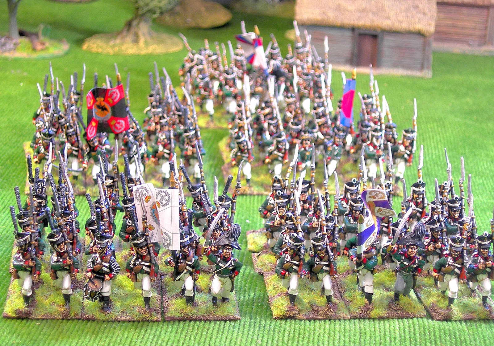 Glorious Little Soldiers: Napoleonic armies with Old Glory 25/8mm figures.