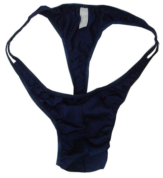 FASHION CARE 2U: UM131-1 Navy Blue Sexy Men's Underwear Brief T-Back Thong
