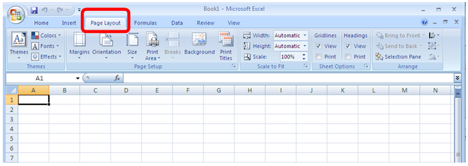 Menu - Menu Pada Microsoft Excel 2007 – All for You