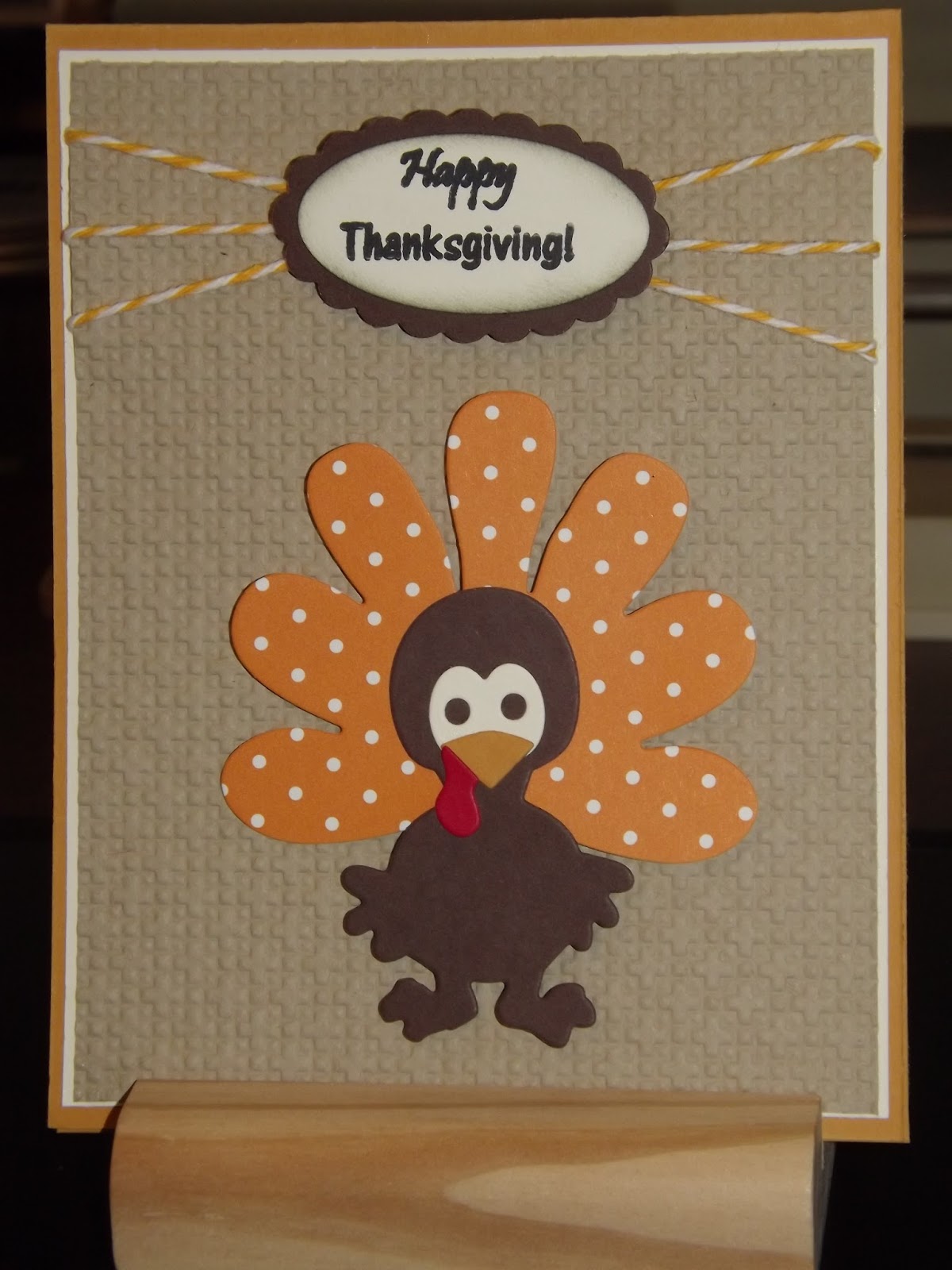 Nanny's Pansy Patch: Thanksgiving Turkey Card