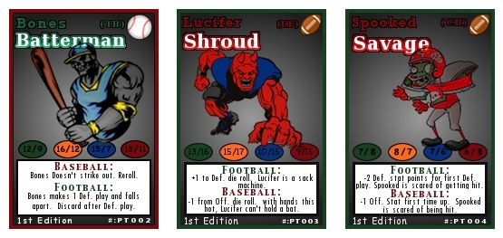 Sports Wars Cards