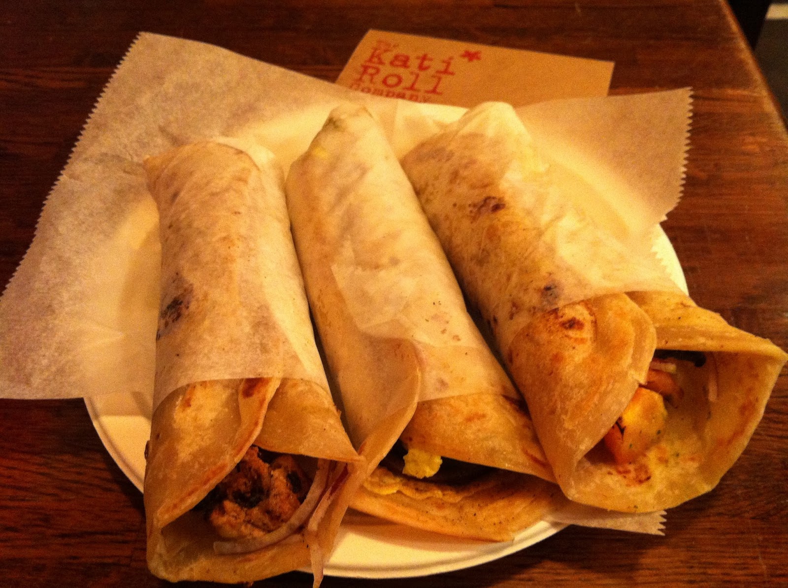 Newbie Foodies: Let me see you do the Kati Roll