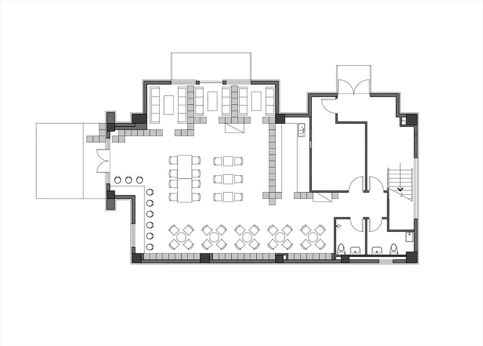 coffee shop layout ideas - Interior Design