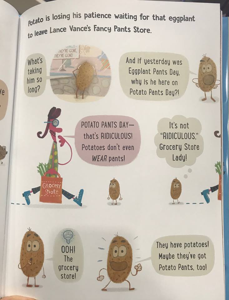 Guessing Geisel: A Mock Geisel Blog: Potato Pants by Laurie Keller