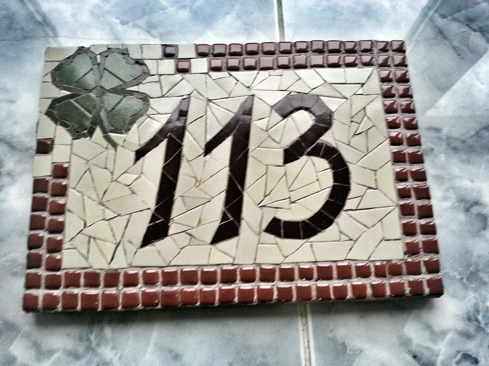 MOZAIC DONART: Numere casa