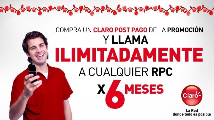 CLARO QUE TIENES MAS: Promoción Claro Postpago de Navidad
