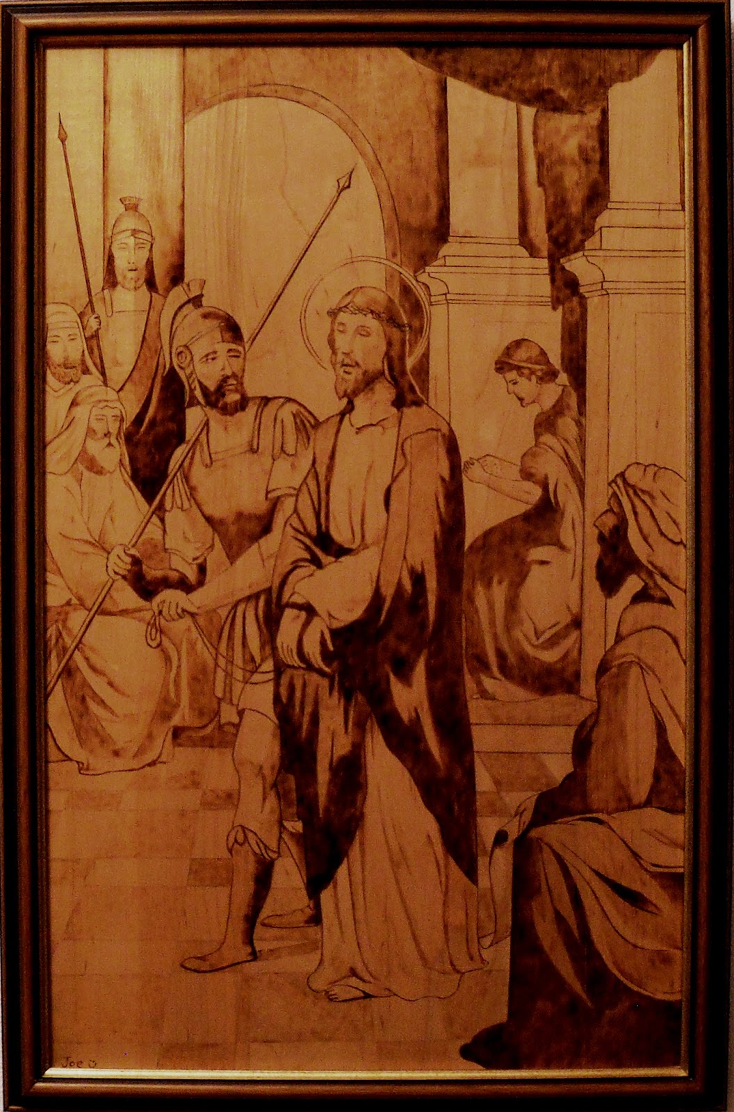 Joes Woodburning: Jesus, Christ, Condemned, art, pyrography ...