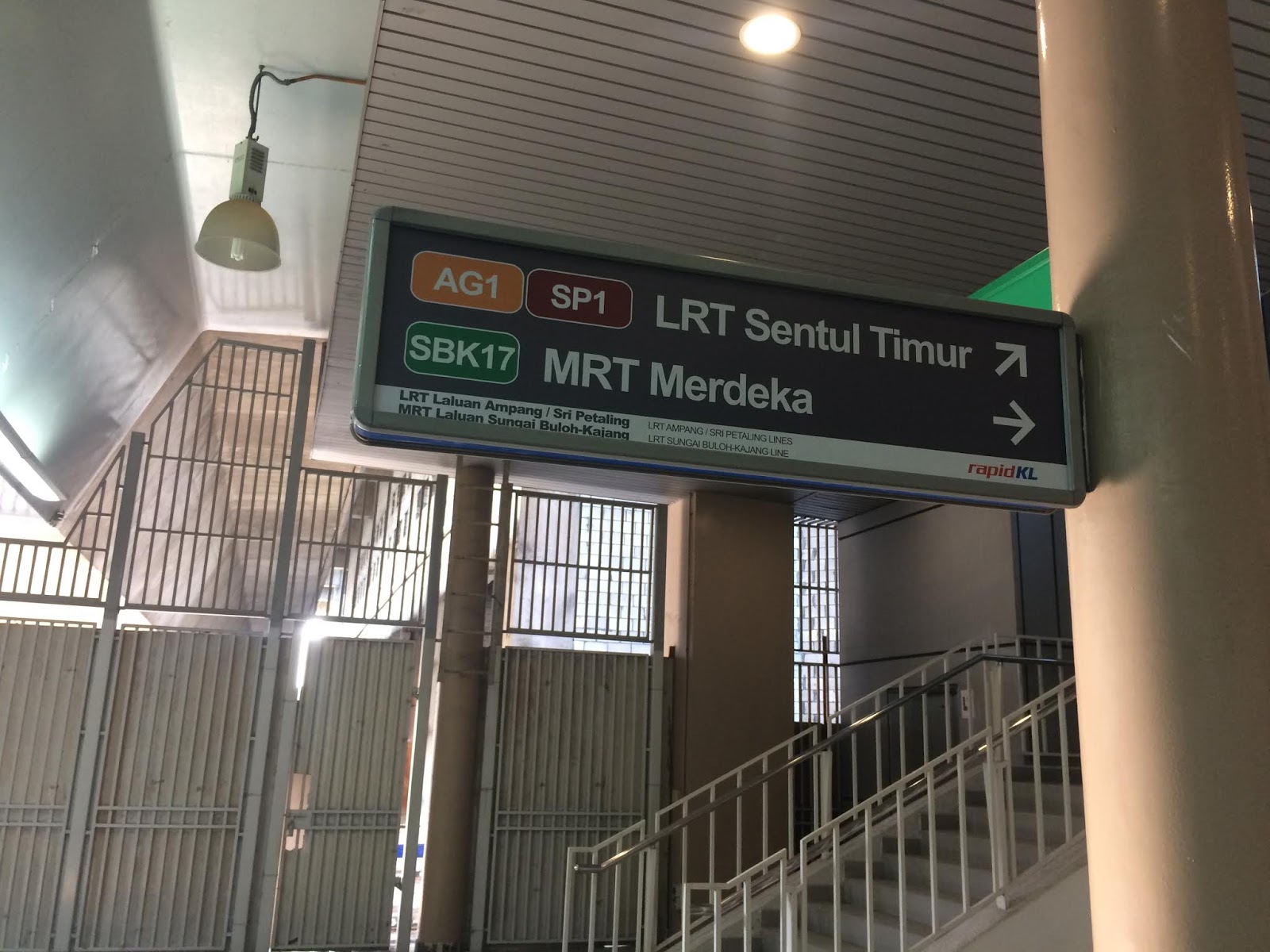 Kuala Lumpur Walk Pics : Kuala Lumpur: MRT Merdeka Station to LRT Plaza ...