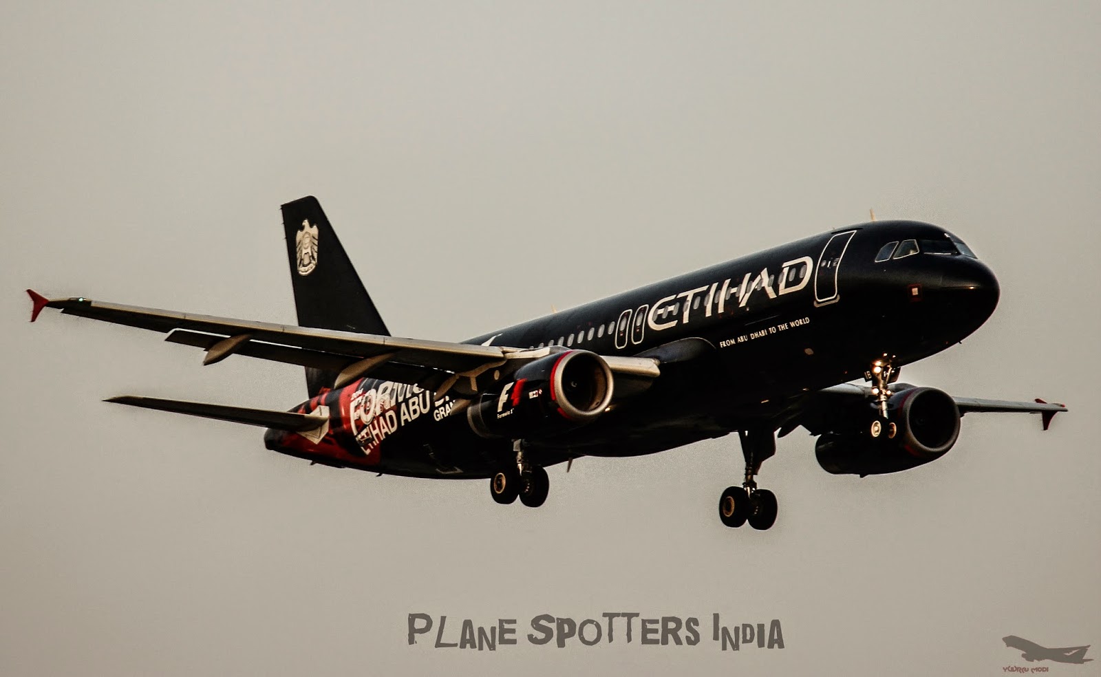 Etihad's Formula 1 Livery - Plane Spotters India - www.PlaneSpotters.in ...