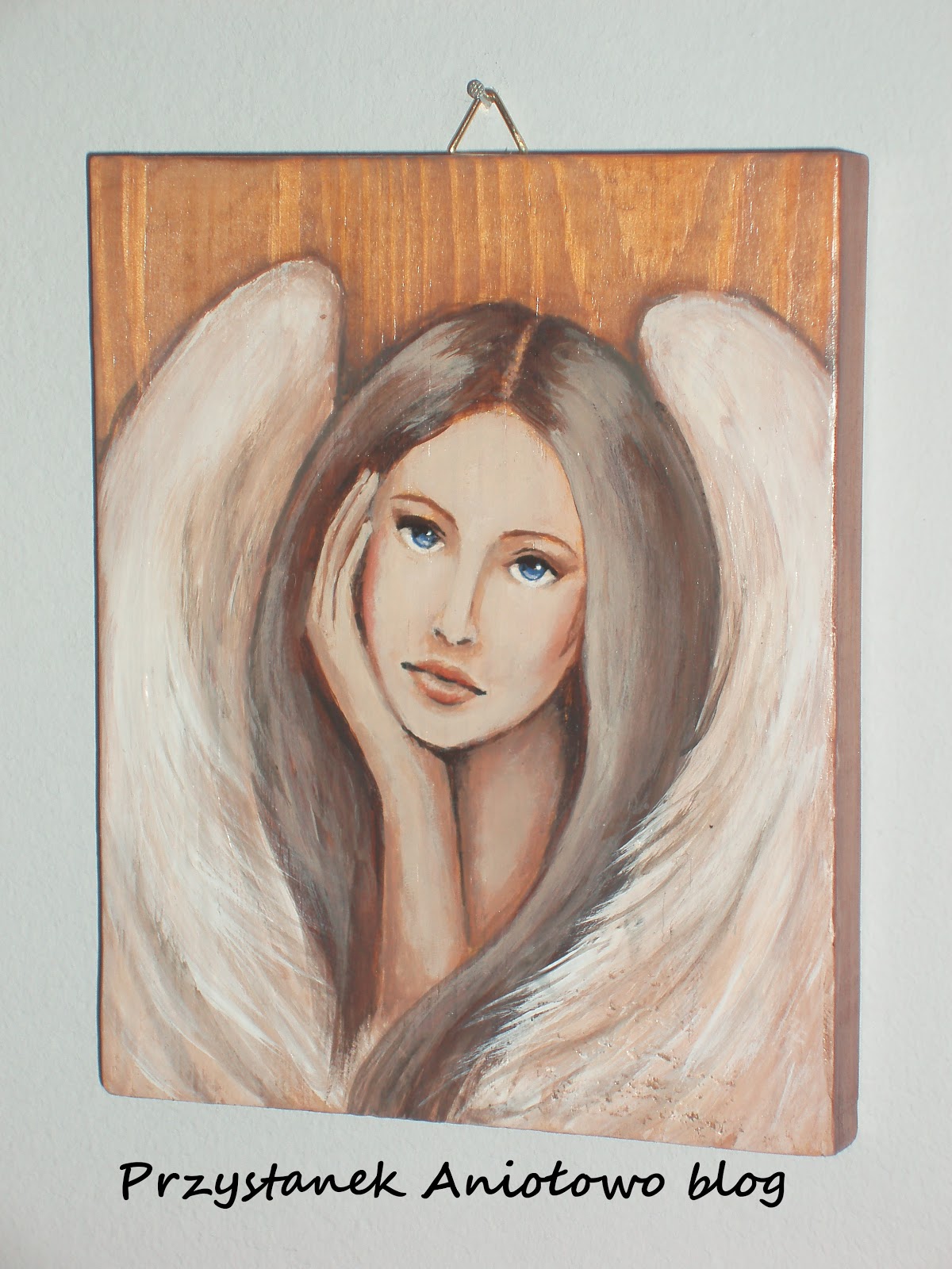 Przystanek Aniołowo Art: Anioły malowane na drewnie