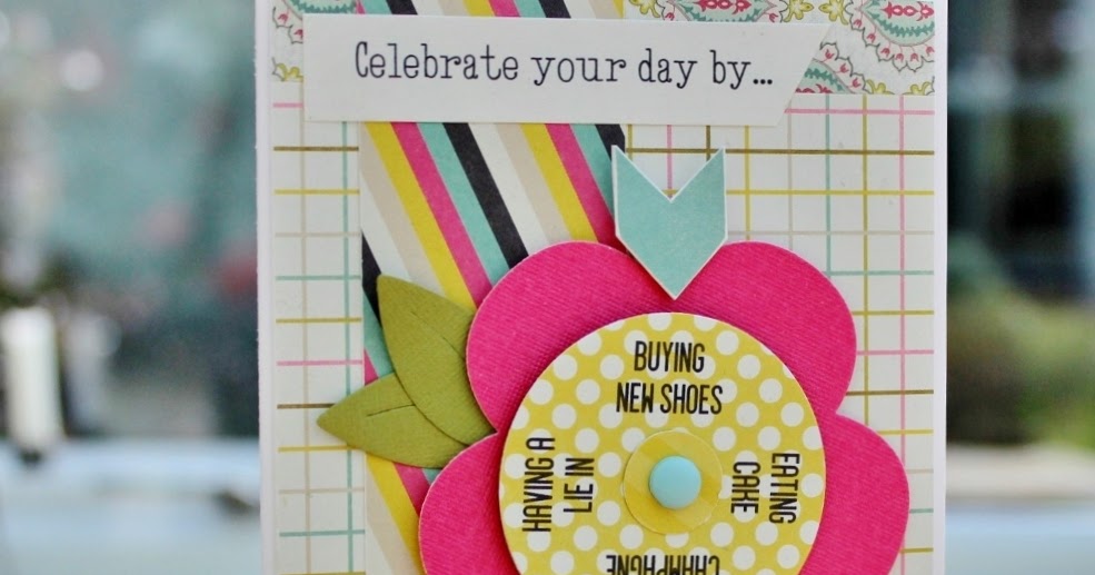 How to make a spinning dial card...