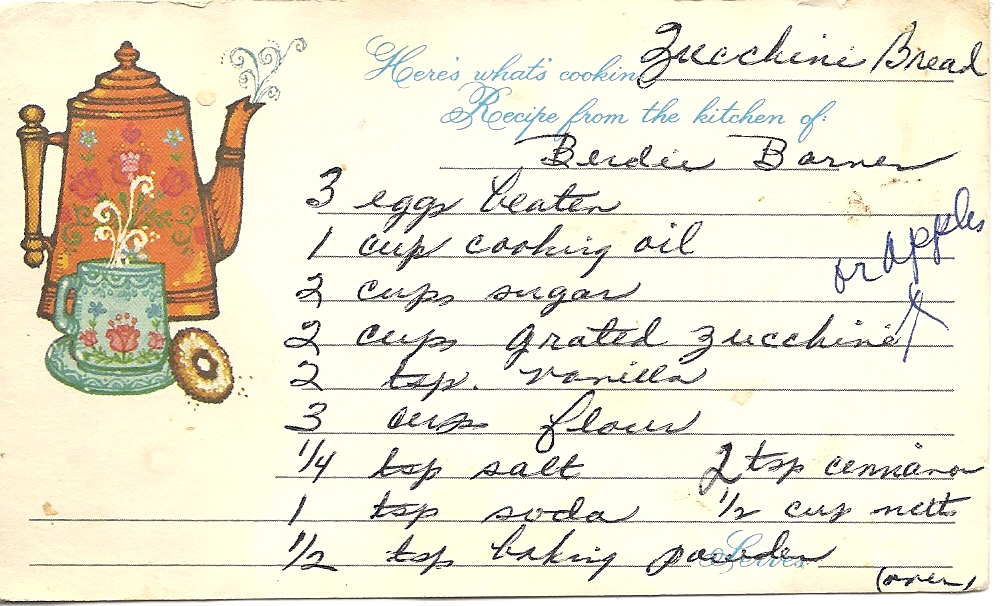 Pieces of the Past: A Couple of My Favorite Old Recipes