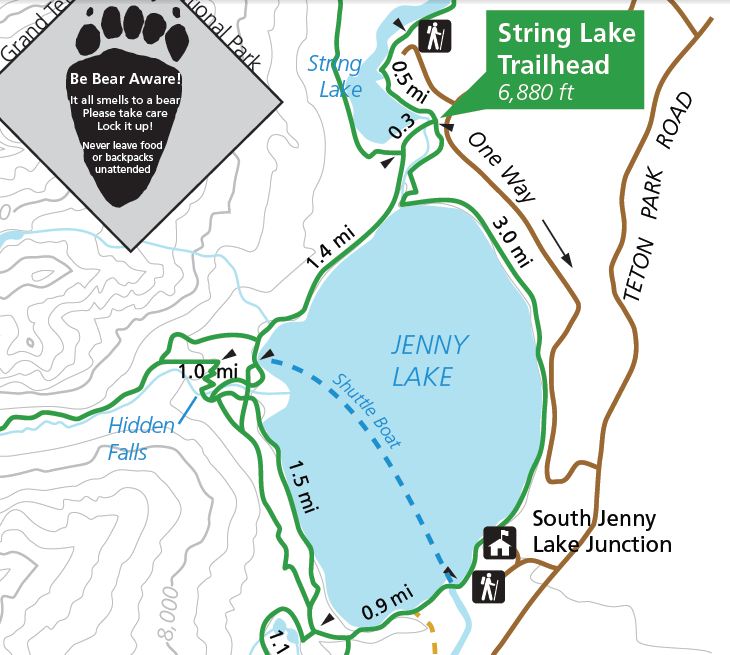 The Joys of Simple Life: String Lake Trailhead to Hidden Falls and ...
